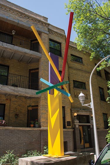 RAY KATZ “Red Green Construction” « Chicago Sculpture Exhibit